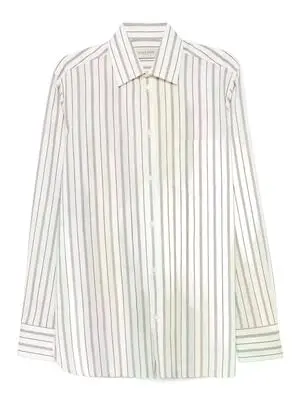 GOLDEN GOOSE Striped Shirt - White