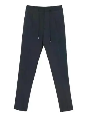 LARDINI Drawstring Trousers - Blue