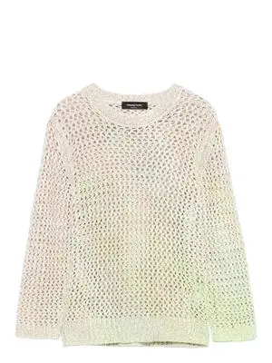 Fabiana Filippi Open-knit Crewneck Sweater - Neutrals