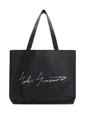 Yohji Yamamoto Leather Tote - Black