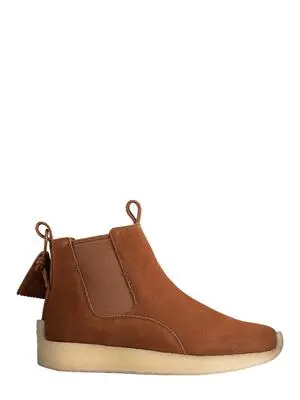 Clarks Radlett Chelsea Boots - Dark Tan
