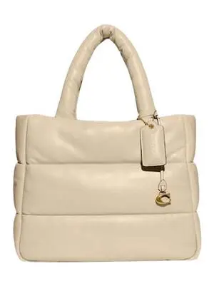COACH Pillow Tote - Brass/ivory