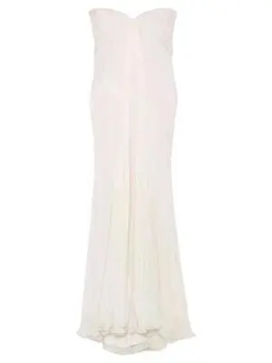 Alexander McQueen Draped Maxi Dress - Pink