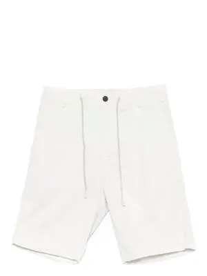 Eleventy Drawstring Bermuda Shorts - White