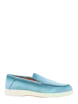 Santoni Suede Loafers - Blue