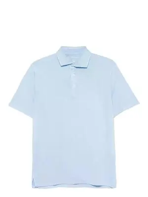Fedeli Jersey Polo Shirt - Blue