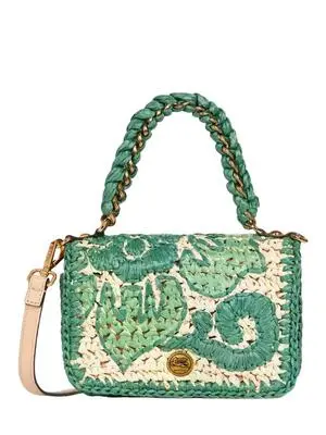 Etro Raffia Mini Bag - Green