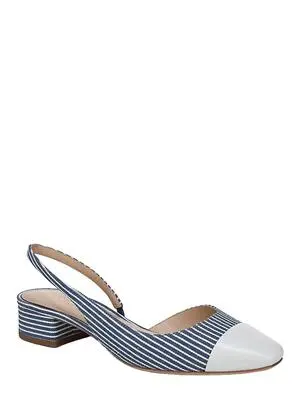 Veronica Beard Cecile Slingback Pumps - Blue