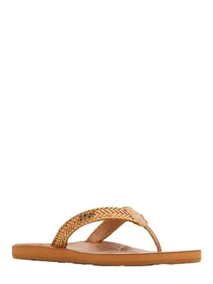 Roxy Lili Iii Flip Flop - Tan