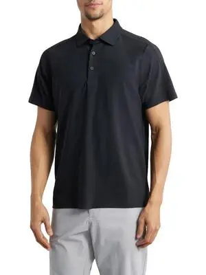 RHONE Regatta Piqué Performance Polo - Black