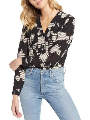 THE ODELLS Everyday Pleat Front Blouse - Lagos