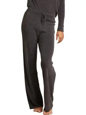 Barefoot Dreams Barefoot Dreams CozyChic® Ultra Lite® Rib Drawstring Pants Carbon