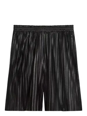 Helmut Lang Leather Shorts - Black
