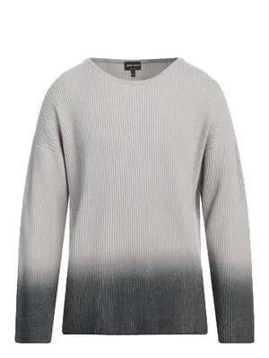Giorgio Armani Tie-dyed Virgin Wool Sweater - Grey