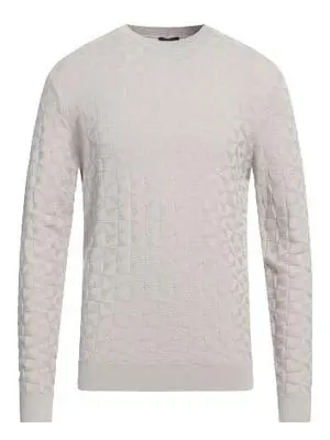 Giorgio Armani Jacquard Knit Sweater - Beige