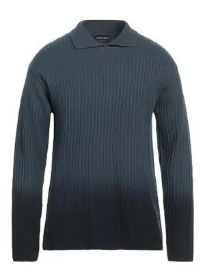 Giorgio Armani Virgin Wool Sweater - Blue