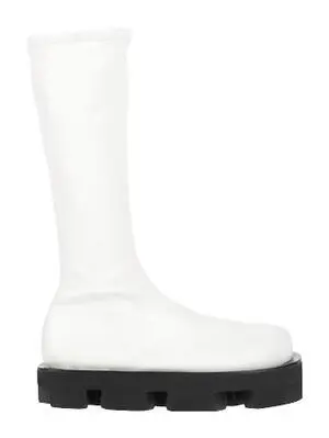 JIL SANDER Leather Boot - White