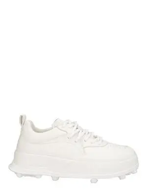 JIL SANDER Sneakers In Calfskin - White