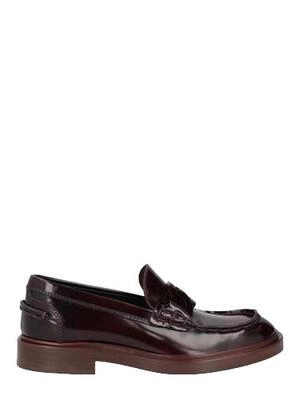 TOD'S TOD'S Leather Loafers Plum