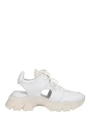 Emporio Armani Chunky Leather Sneakers - White