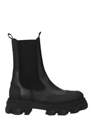 GANNI Ankle Chelsea Boots - Black