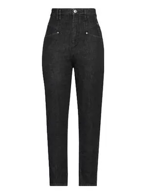 Isabel Marant Tapered Cotton Jeans - Black