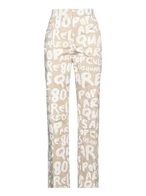 Dsquared2 Flared Twill Pants - Beige