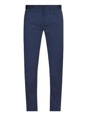 Isaia Twill Cotton Pants Navy