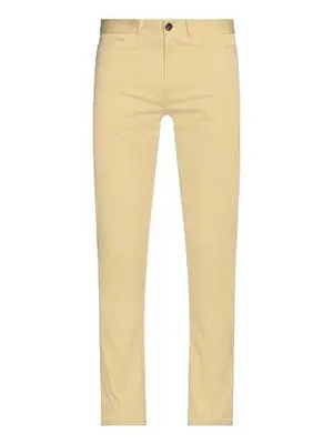 Isaia Twill Cotton Pants - Yellow