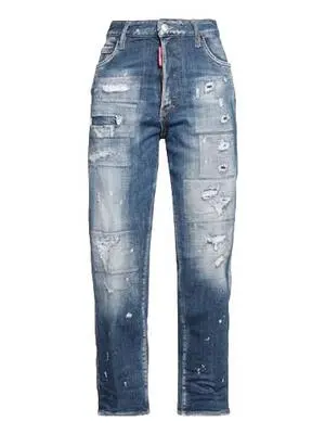 Dsquared2 Straight-leg Jeans With Logo - Blue