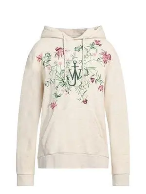 JW Anderson Embroidered French Terry Sweatshirt - Ivory