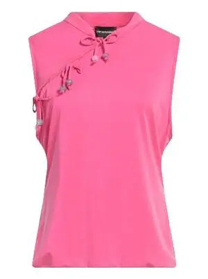 Emporio Armani Jersey Top - Fuchsia