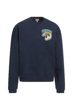 Kenzo Sweatshirt With Embroidered Logo Blue