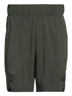 EA7 Athletic Stretch Shorts - Green
