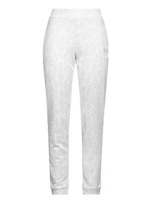 EA7 Track Pants With Snakeskin Print - Grey