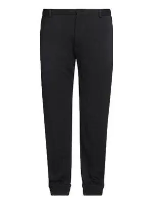 Emporio Armani Tapered Jacquard Pants Black
