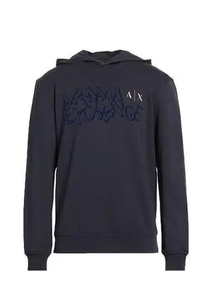 Armani Exchange Cotton French Terry Sweatshirt Blue