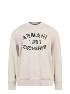 Armani Exchange Cotton-blend Sweatshirt - Beige