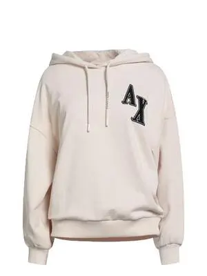 Armani Exchange Cotton-blend French Terry Sweatshirt - Beige