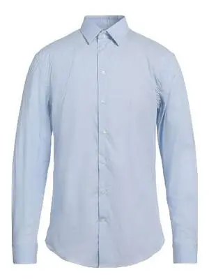 Emporio Armani Shirt Sky Size Cotton, Elastane - Blue