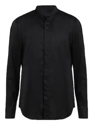 Emporio Armani Shirt Size Cotton, Elastane - Black