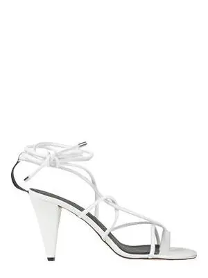 Isabel Marant Thong Sandal Lambskin - White