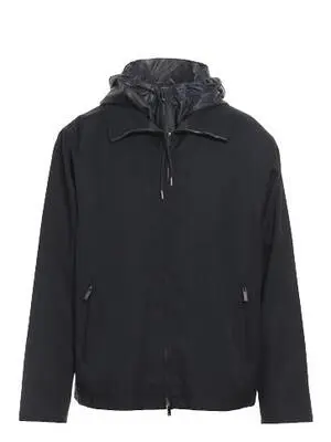 Emporio Armani Virgin Wool Blend Casual Jacket - Midnight Blue