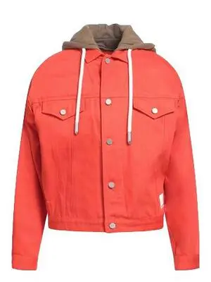 Emporio Armani Denim Trucker Jacket - Orange