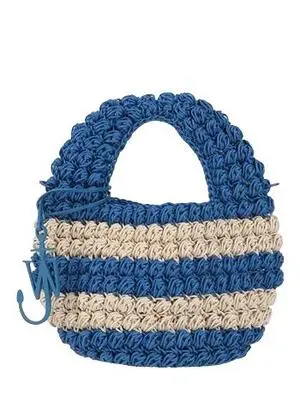 JW Anderson JW Anderson Large Woven Shopper Tote Blue