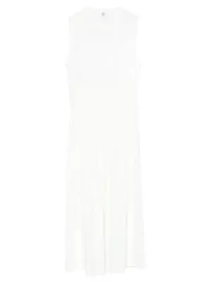 TOTEME TOTEME Sleeveless Cotton Maxi Dress White
