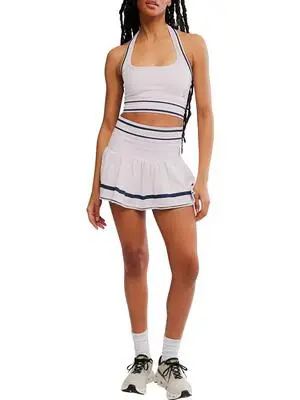 Free People Fp Movement Advantage Halter Top & Miniskirt Set Rosewash Combo