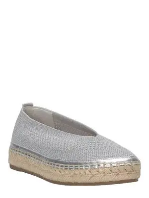 Lucky Brand Lucky Brand Orena Platform Espadrille Metallic Silver
