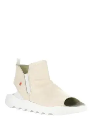 Fly London Wish Platform Wedge Sandal - Cream