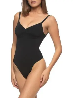 Felina Felina Low Back Shaping Bodysuit Black